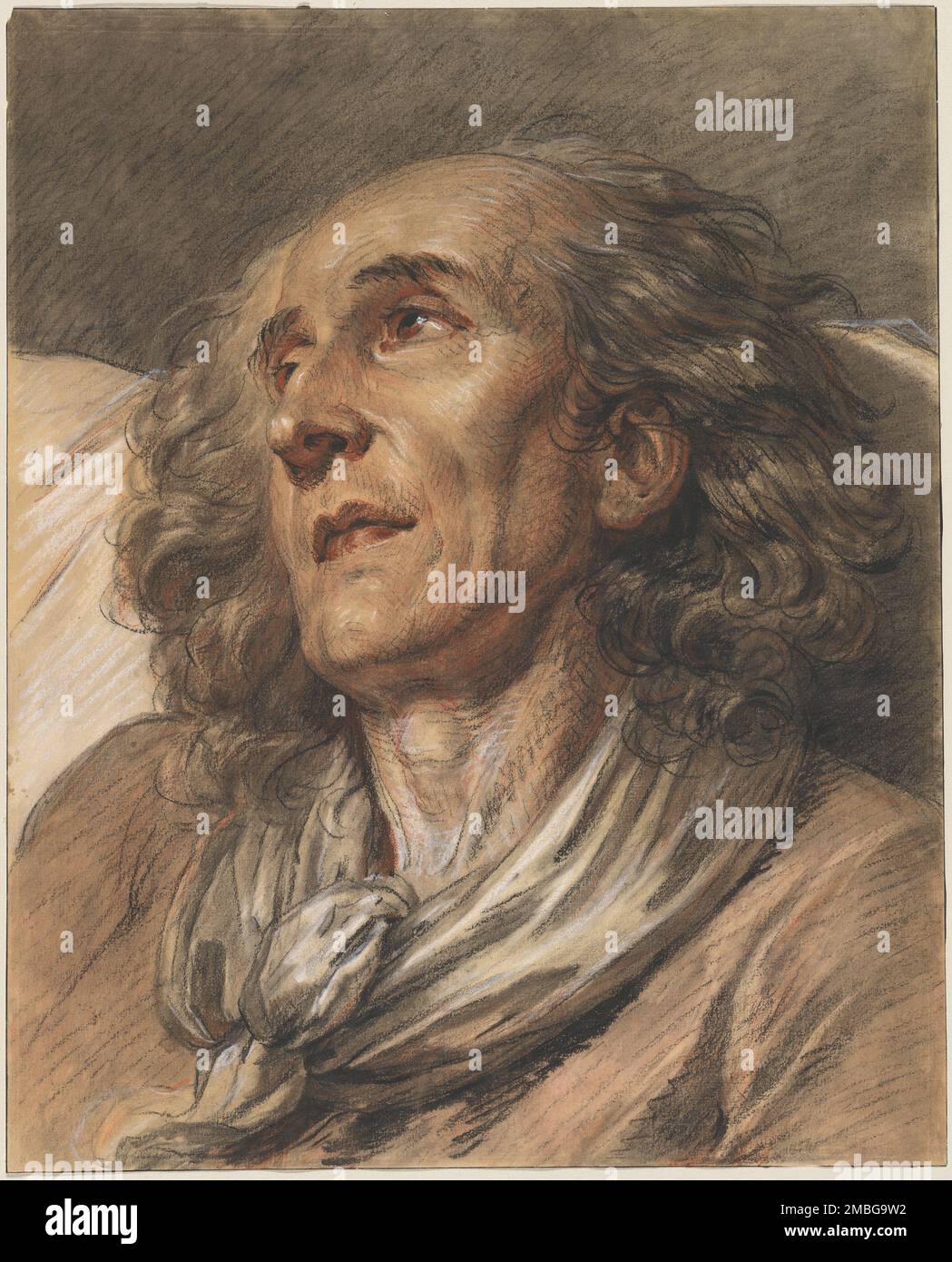 Bust of an Old Man, probably 1763 Stock Photo - Alamy