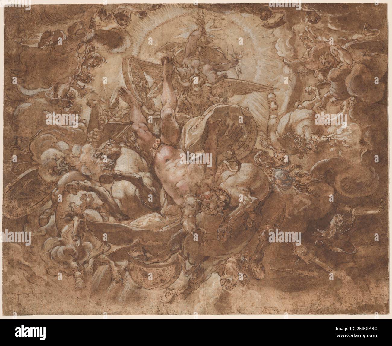 The Fall of Phaeton, c. 1591 Stock Photo - Alamy