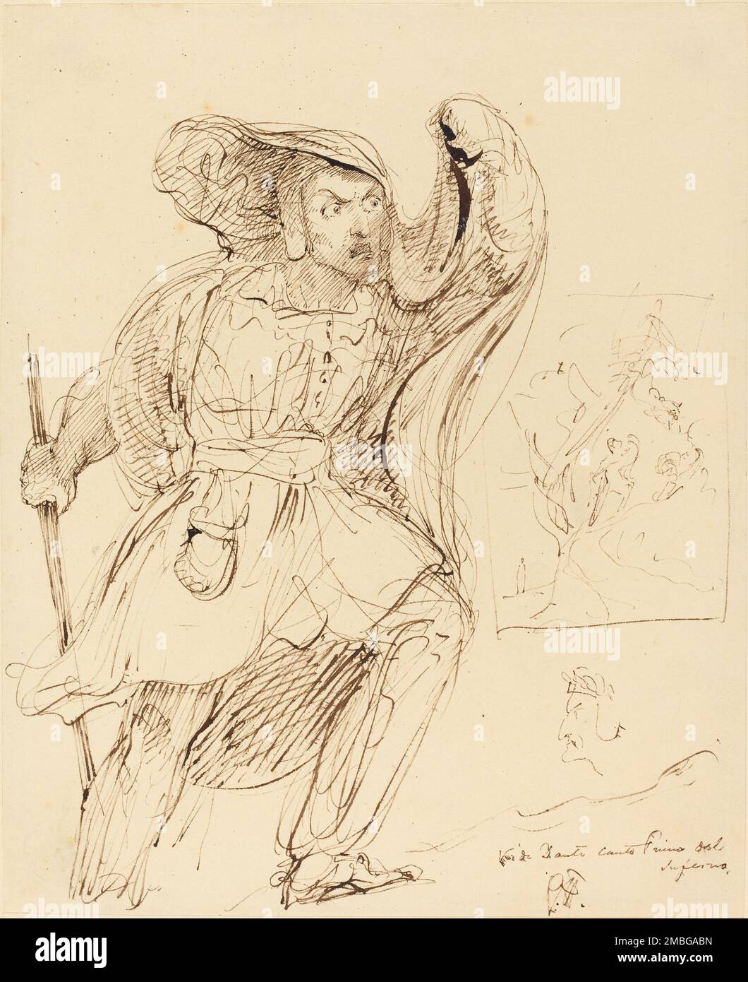 Studies for a scene from dantes inferno hi-res stock photography and ...