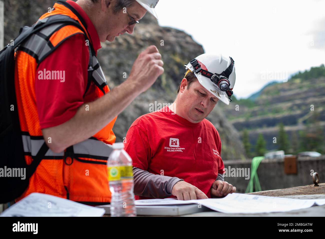 Alex Hammond (right), dam safety program manager with the Walla Walla ...