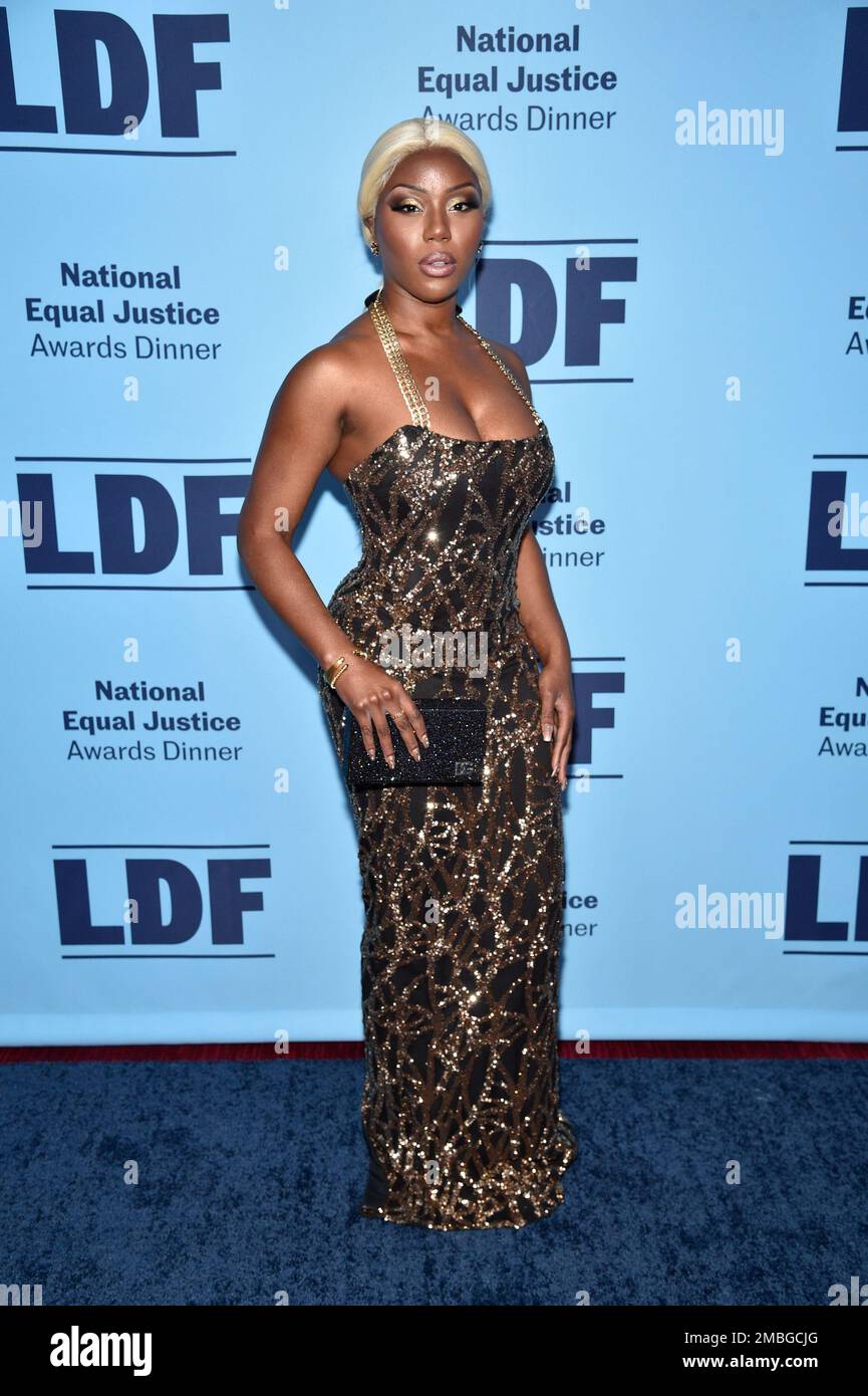 Ivie Anie attends the Legal Defense Fund's 34th National Equal Justice ...
