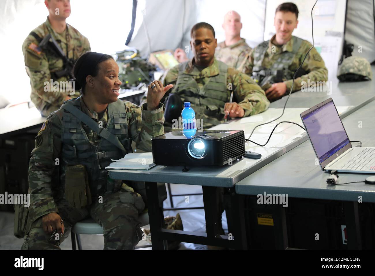 U.S. Army Lt Col. Danielle Brice assigned to 198th Combat Sustainment ...
