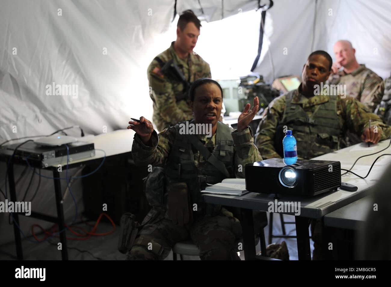 U.S. Army Lt Col. Danielle Brice assigned to 198th Combat Sustainment ...