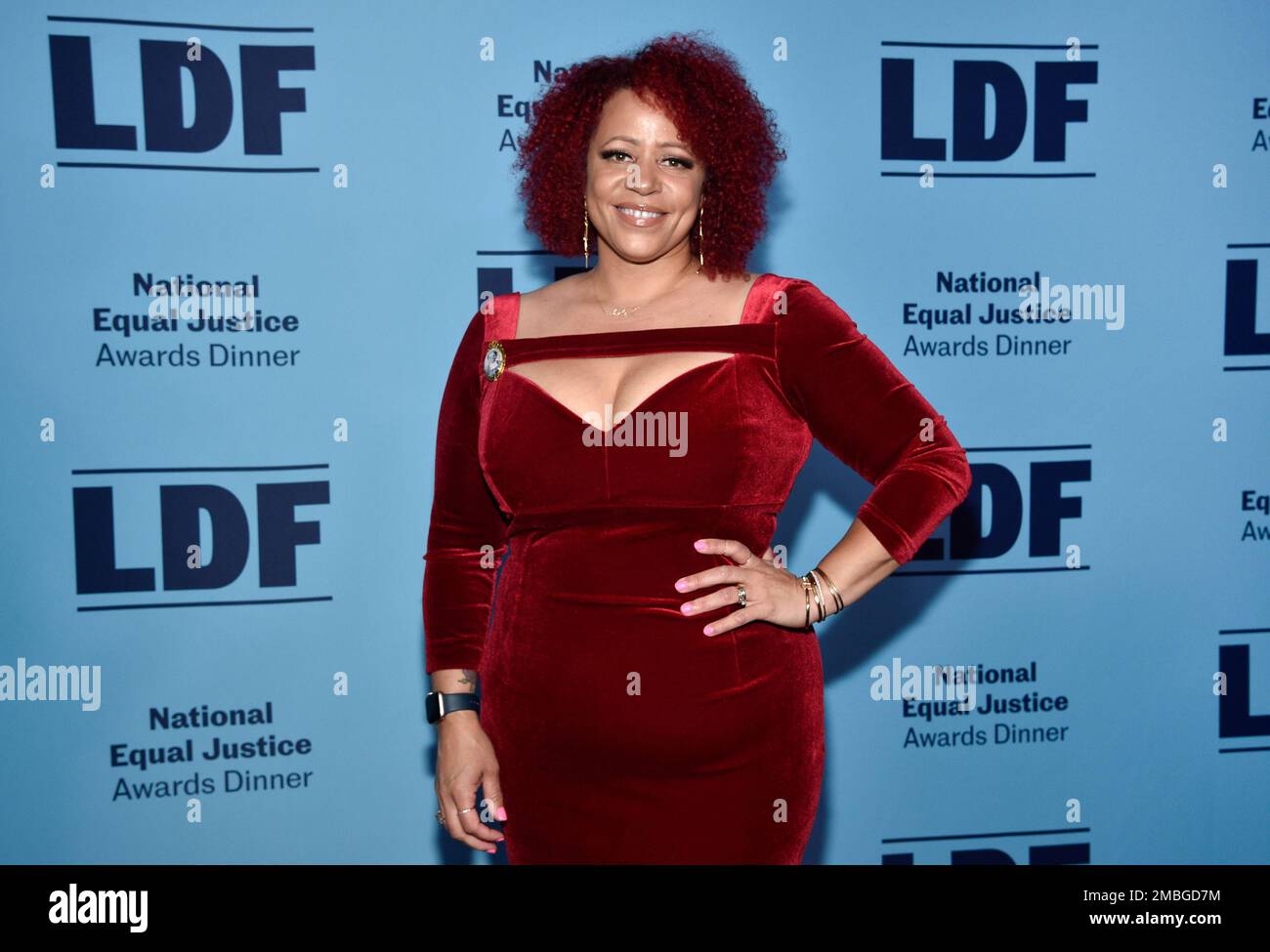 Nikole Hannah-Jones attends the Legal Defense Fund's 34th National ...