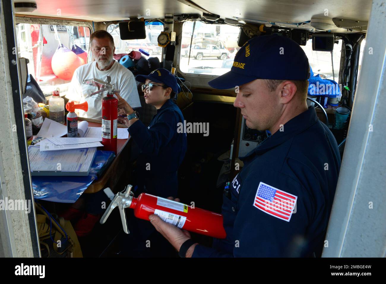 Coast guard marine safety task force hi-res stock photography and ...