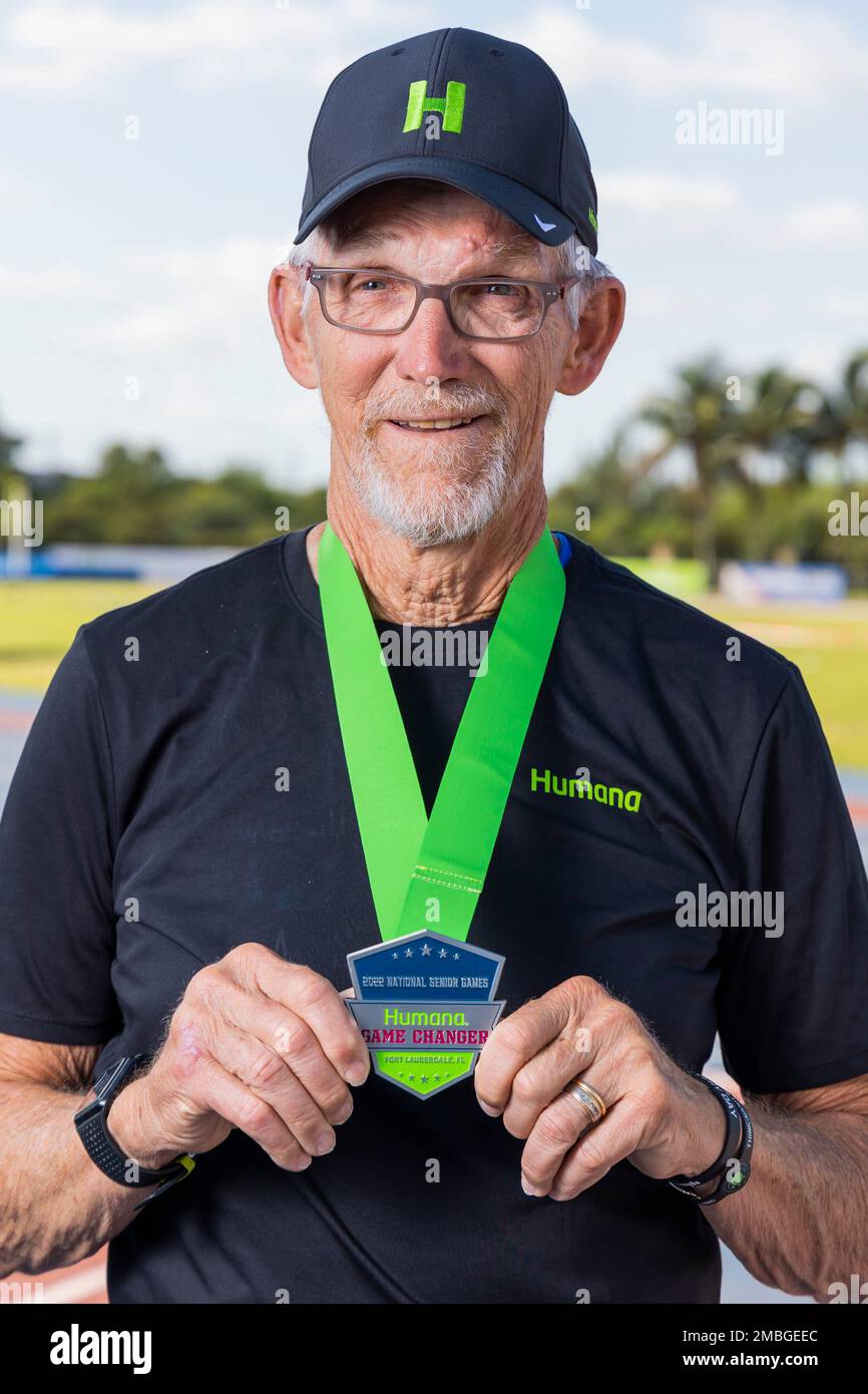 IMAGE DISTRIBUTED FOR HUMANA INC. - David Farrall, power walker age 73 ...