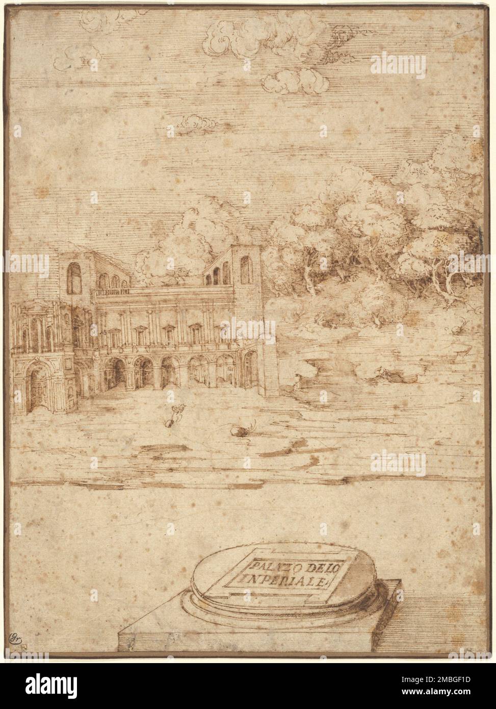 The Villa Imperiale, 1530s Stock Photo - Alamy