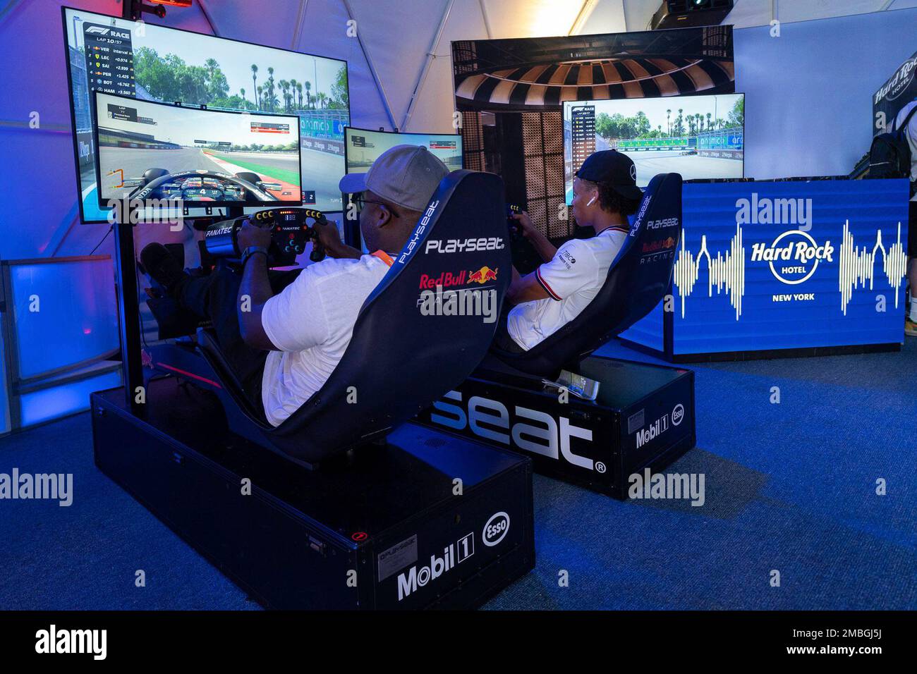 IMAGE DISTRIBUTED FOR HARD ROCK - Formula 1 fans enjoy Oracle Red Bull ...