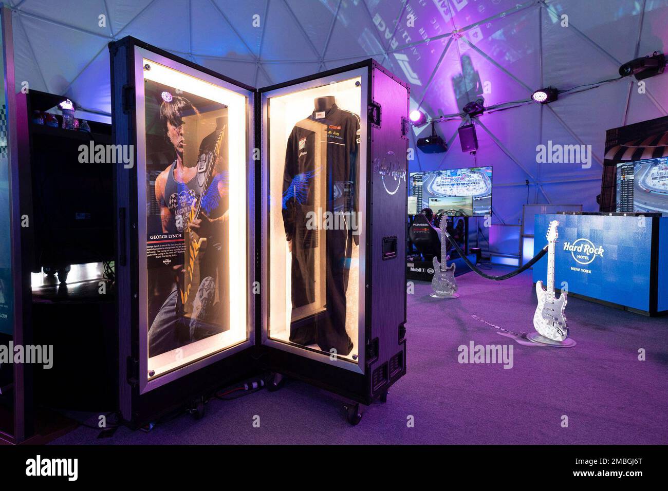 IMAGE DISTRIBUTED FOR HARD ROCK - Hard Rock memorabilia is on display ...