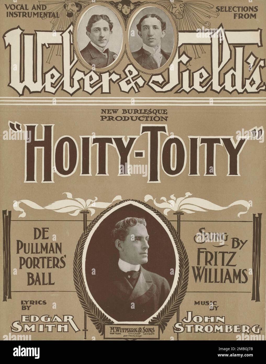 'De pullman porters' ball', 1901. 'Vocal and instrumental selections ...