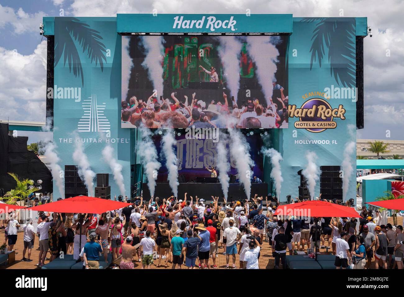 IMAGE DISTRIBUTED FOR HARD ROCK - Tiesto performs at Hard Rock Beach ...