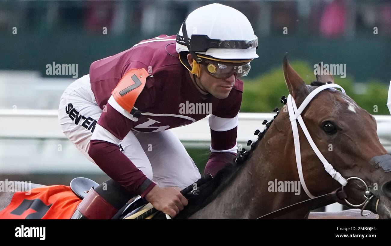 Joel Rosario rides Echo Zulu during the 148th running of the Kentucky ...