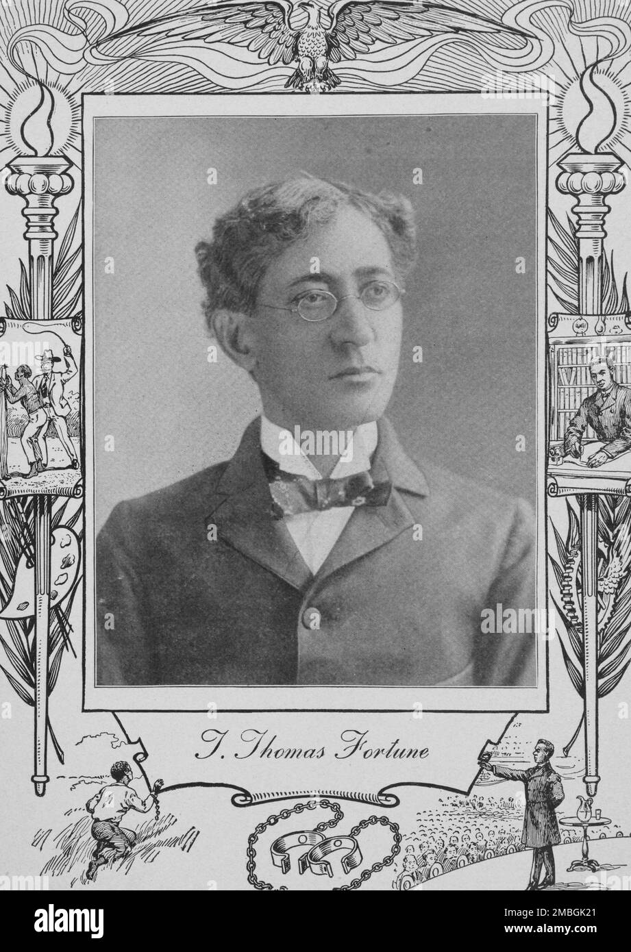 T. Thomas Fortune [recto], 1902. Timothy Thomas Fortune, African ...