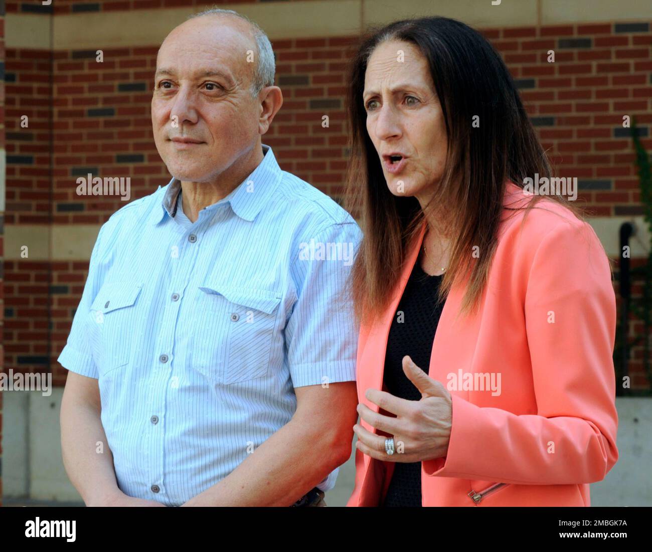 Dr. Hussein D. Abdul-Latif, left, and Dr. Morissa Ladinsky, two ...