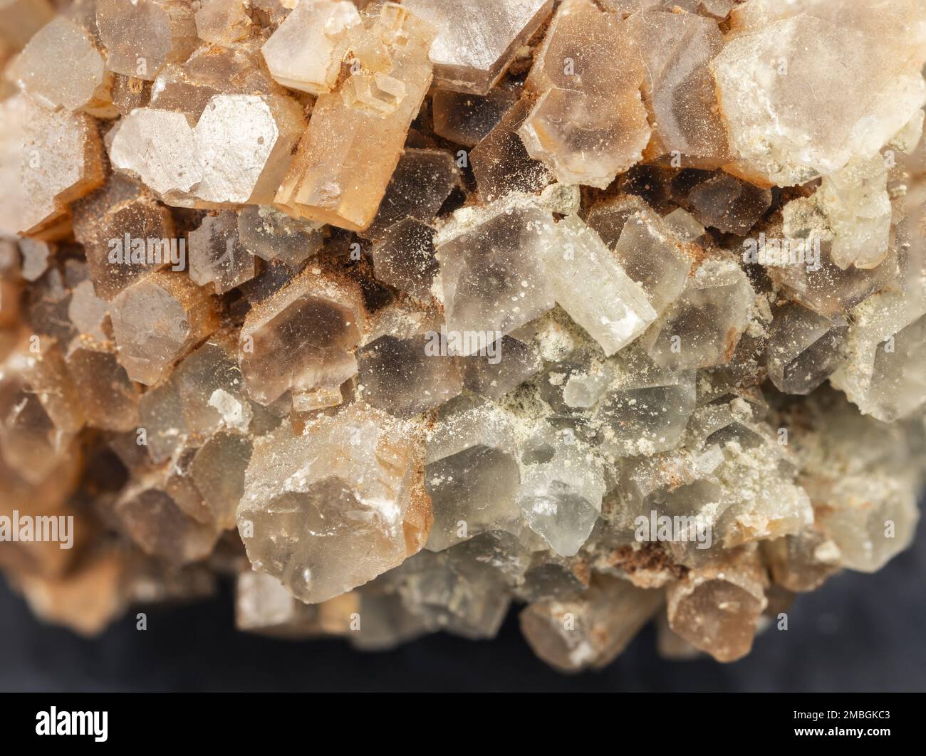 crystals of aragonite mineral specimen Stock Photo - Alamy