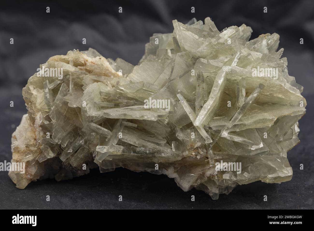 Barite mineral specimen. Rock sample, mineral collection Stock Photo ...