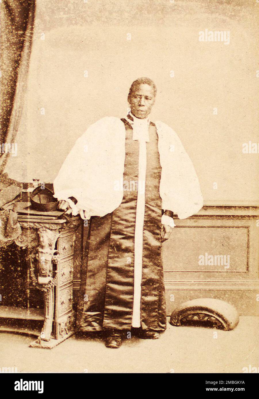 Bishop Crowther, c1860-c1869. Additional title: Full length portrait of ...