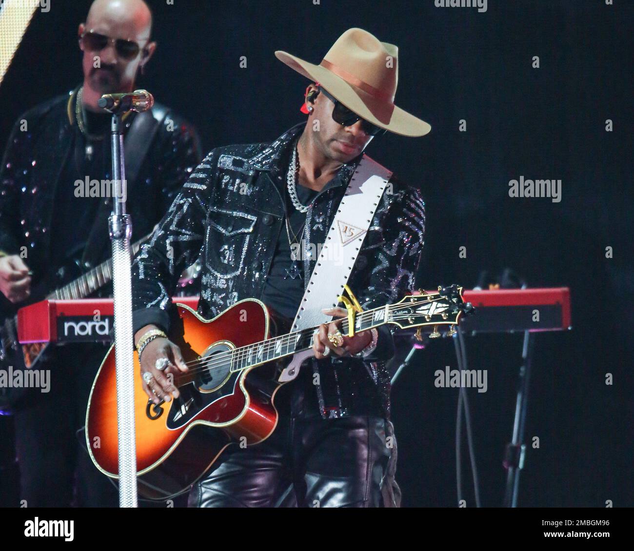 Jimmie Allen performs at the iHeartCountry Festival on Saturday, May 7 ...