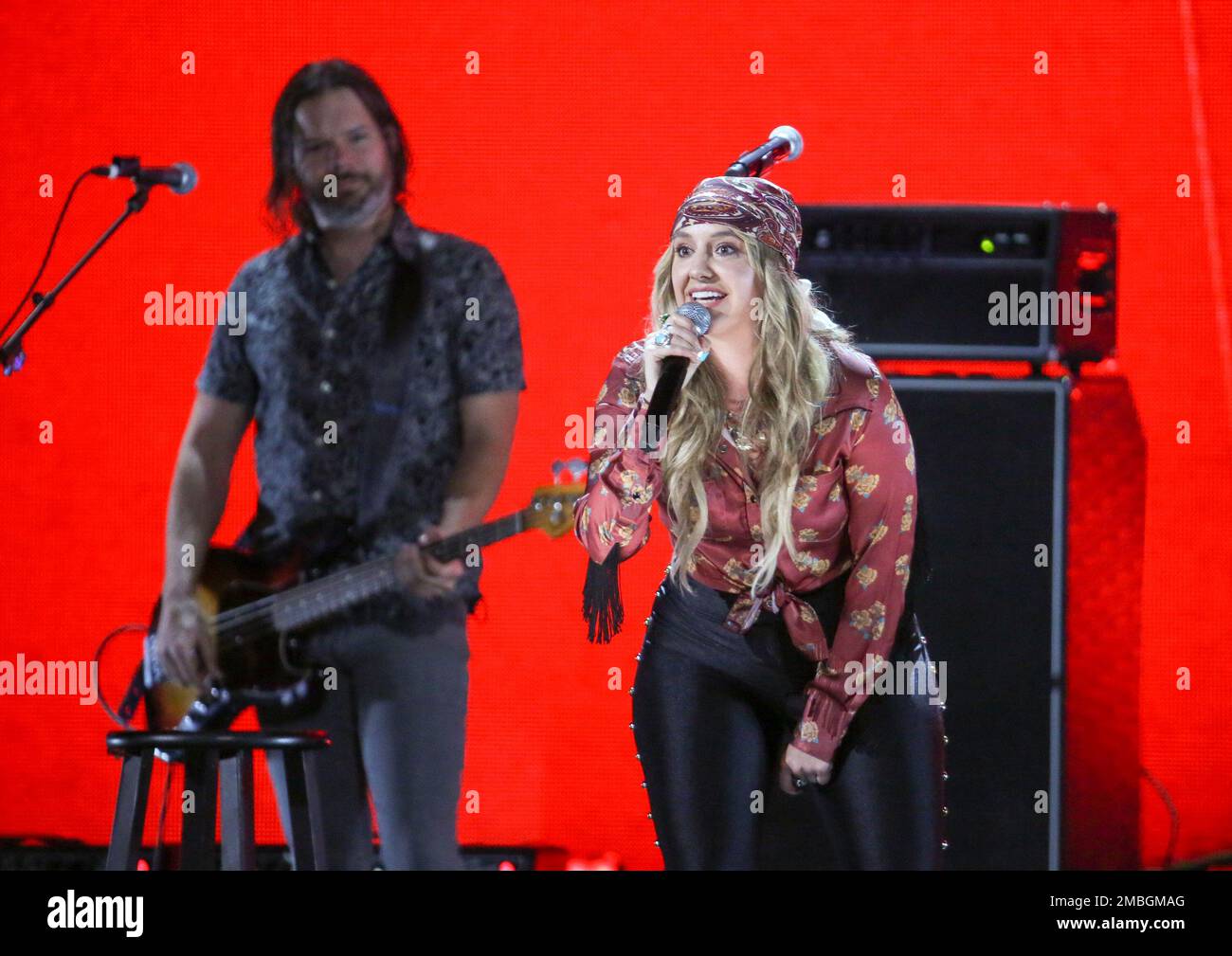Lainey Wilson performs at the iHeartCountry Festival on Saturday, May 7 ...