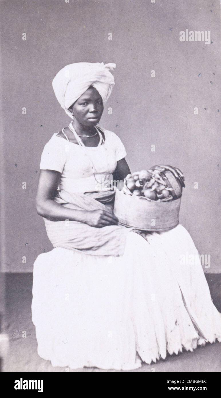 Market woman, Brazil, (1854-1890 Stock Photo - Alamy