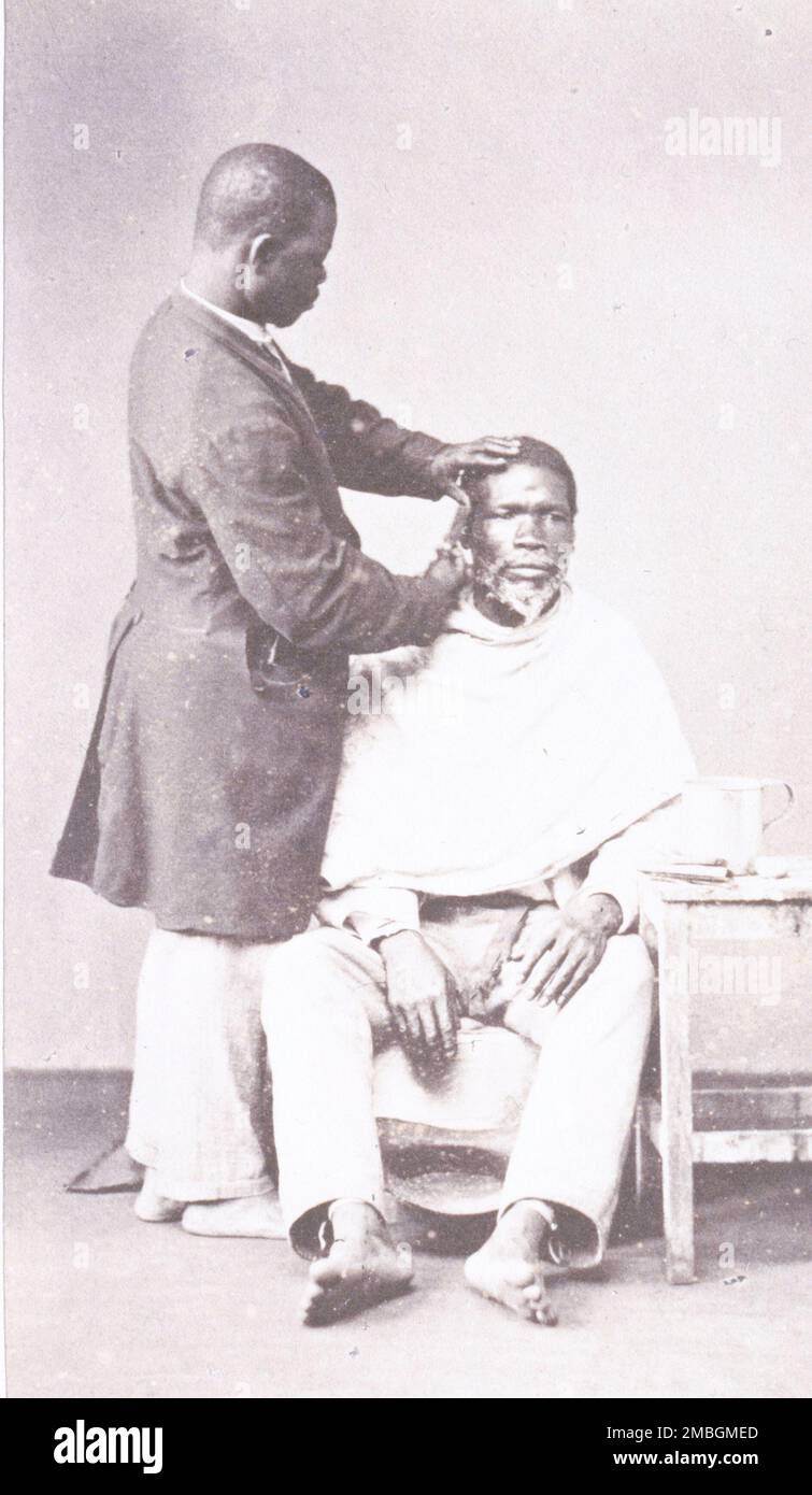 19th century man black barber hi-res stock photography and images - Alamy