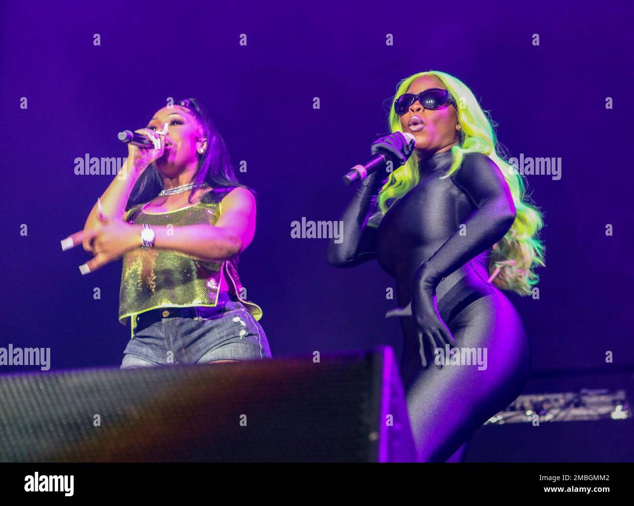 Yung Miami and JT with City Girls Performs during the Strength Of A ...