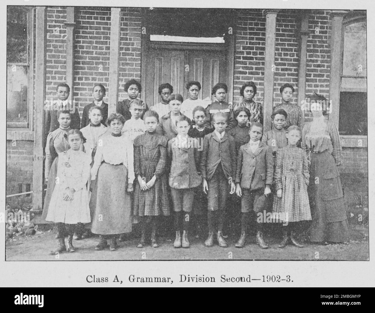 Class A, Grammar, Division Second- 1902-3 Stock Photo - Alamy