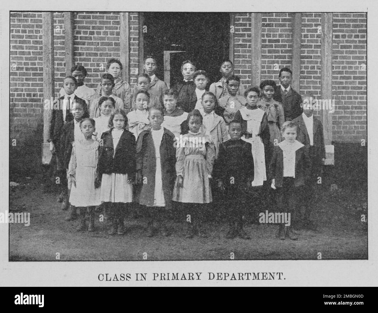 Primary schoolchildren Black and White Stock Photos & Images - Alamy