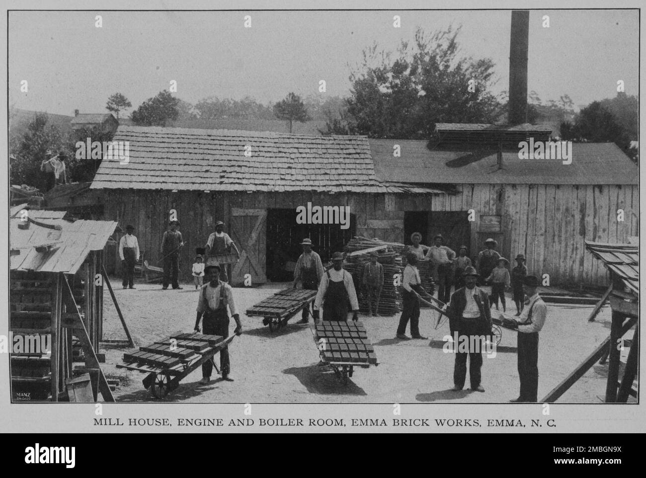 Brickyard Black and White Stock Photos & Images - Alamy