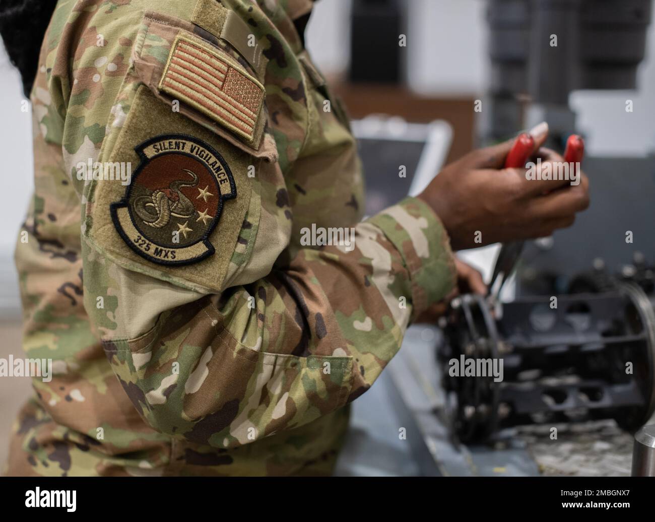 U.S. Air Force Staff Sgt. Ella Sims, 325th Maintenance Squadron ...
