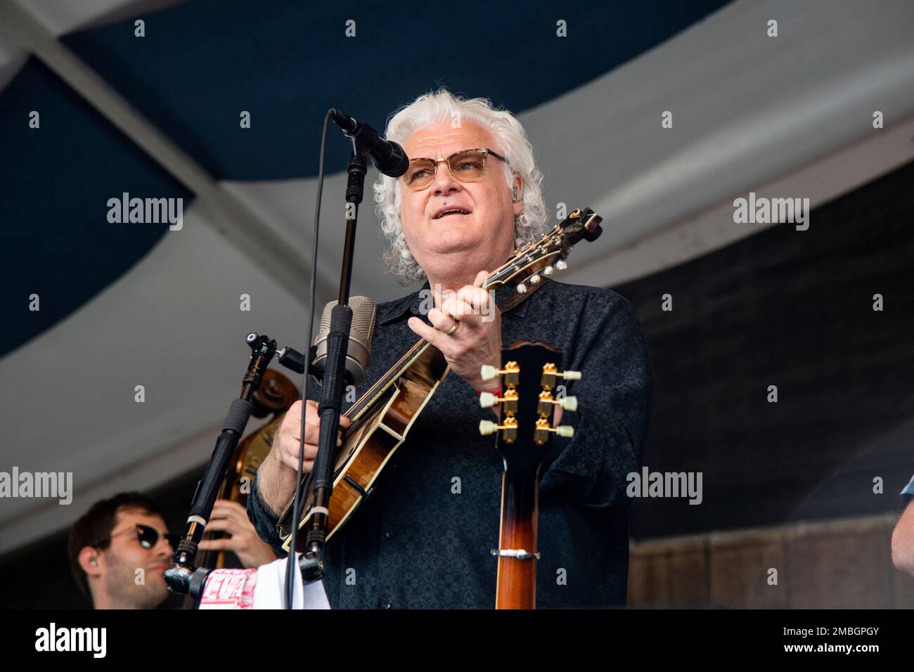 Ricky Skaggs performs at the New Orleans Jazz and Heritage Festival, on ...