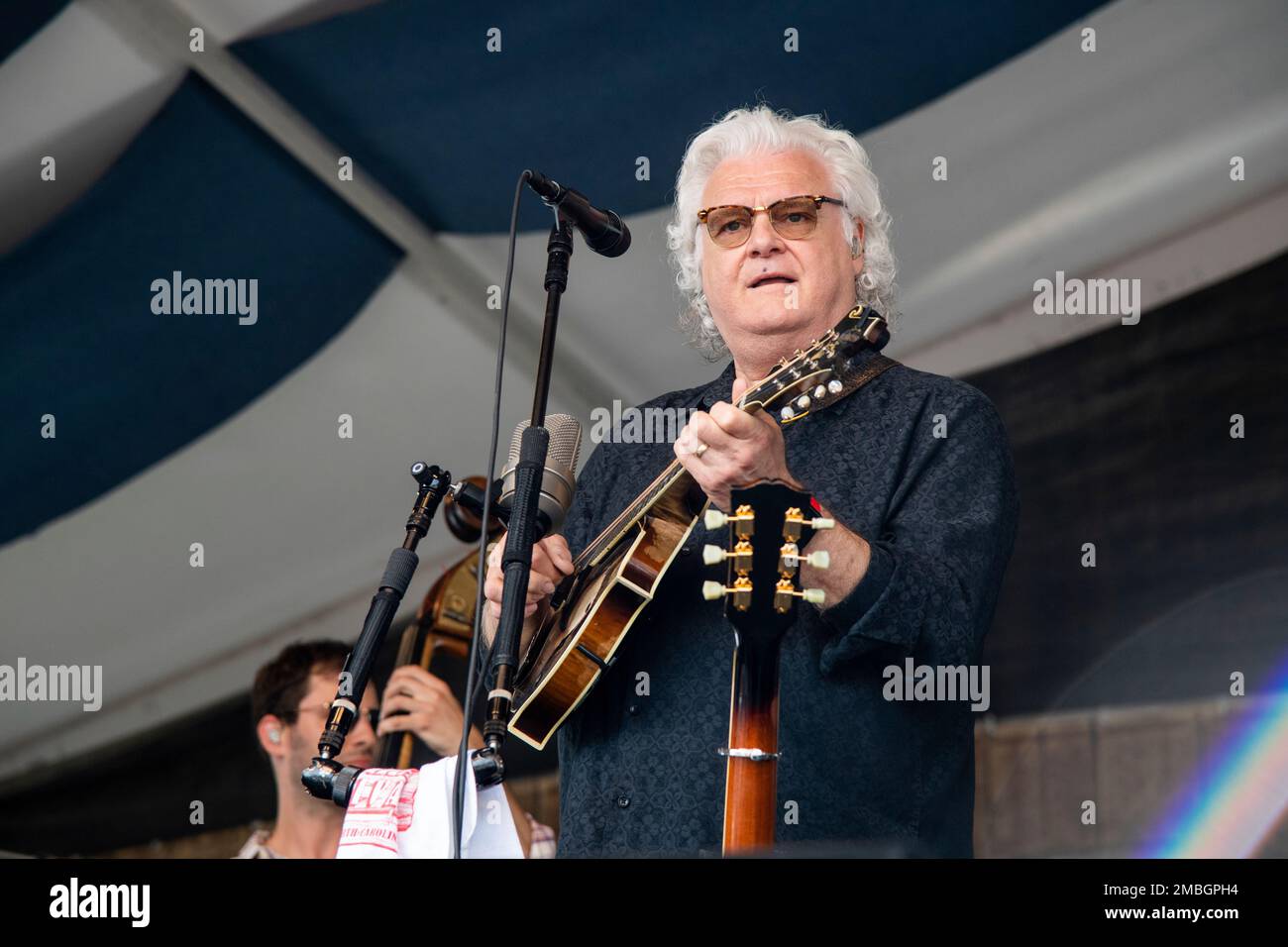 Ricky Skaggs performs at the New Orleans Jazz and Heritage Festival, on ...