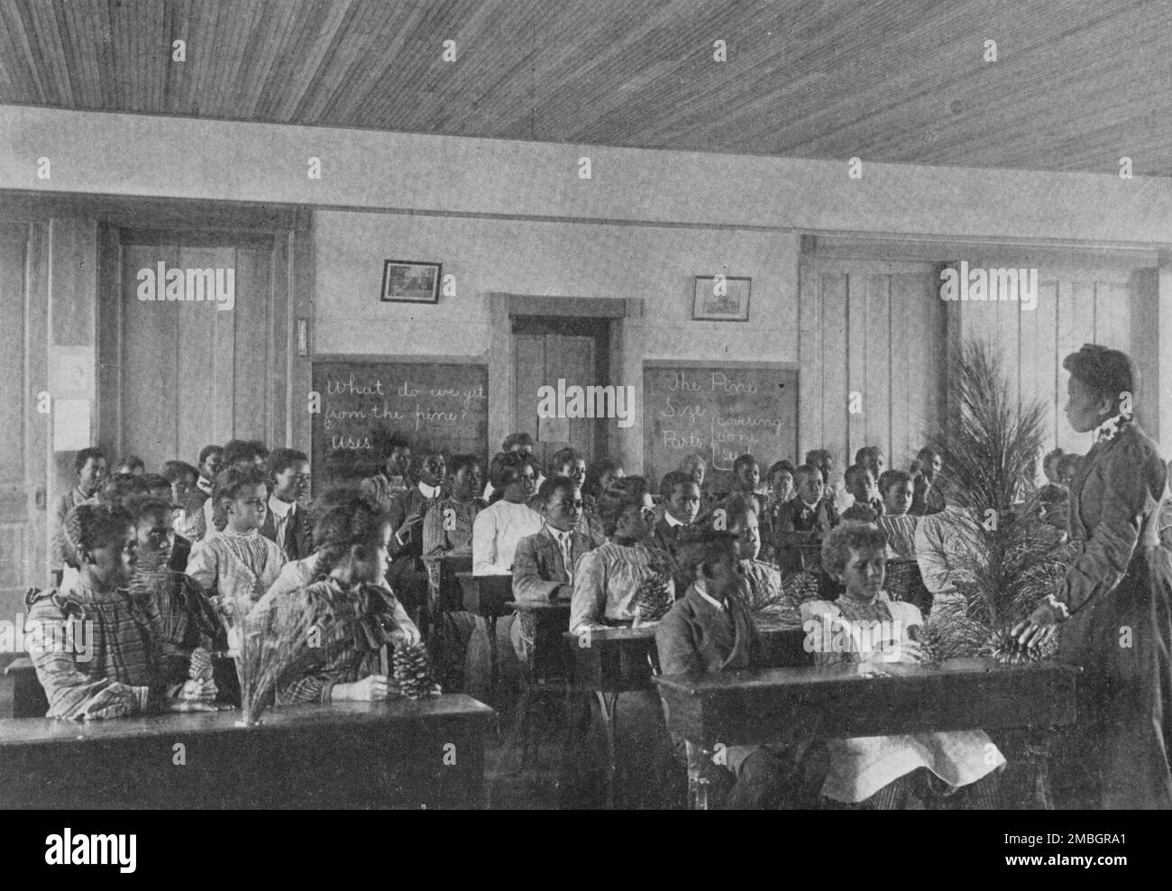 Teacher teaching study in Black and White Stock Photos & Images - Alamy