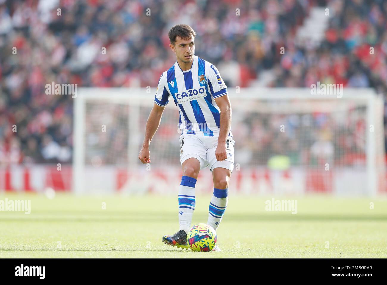 Almeria, Spain. 8th Jan, 2023. Martin Zubimendi (Sociedad) Football ...