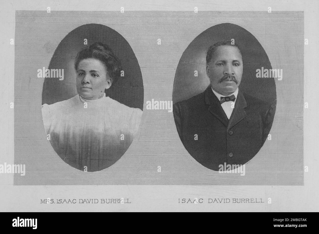 Mrs. Isaac David Burrell; Isaac David Burrell, 1921 Stock Photo - Alamy