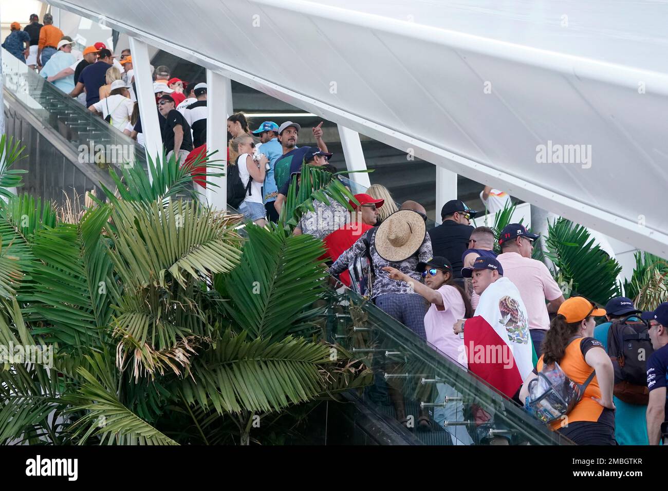 Fans arrive for the Formula One Miami Grand Prix auto race at Miami ...