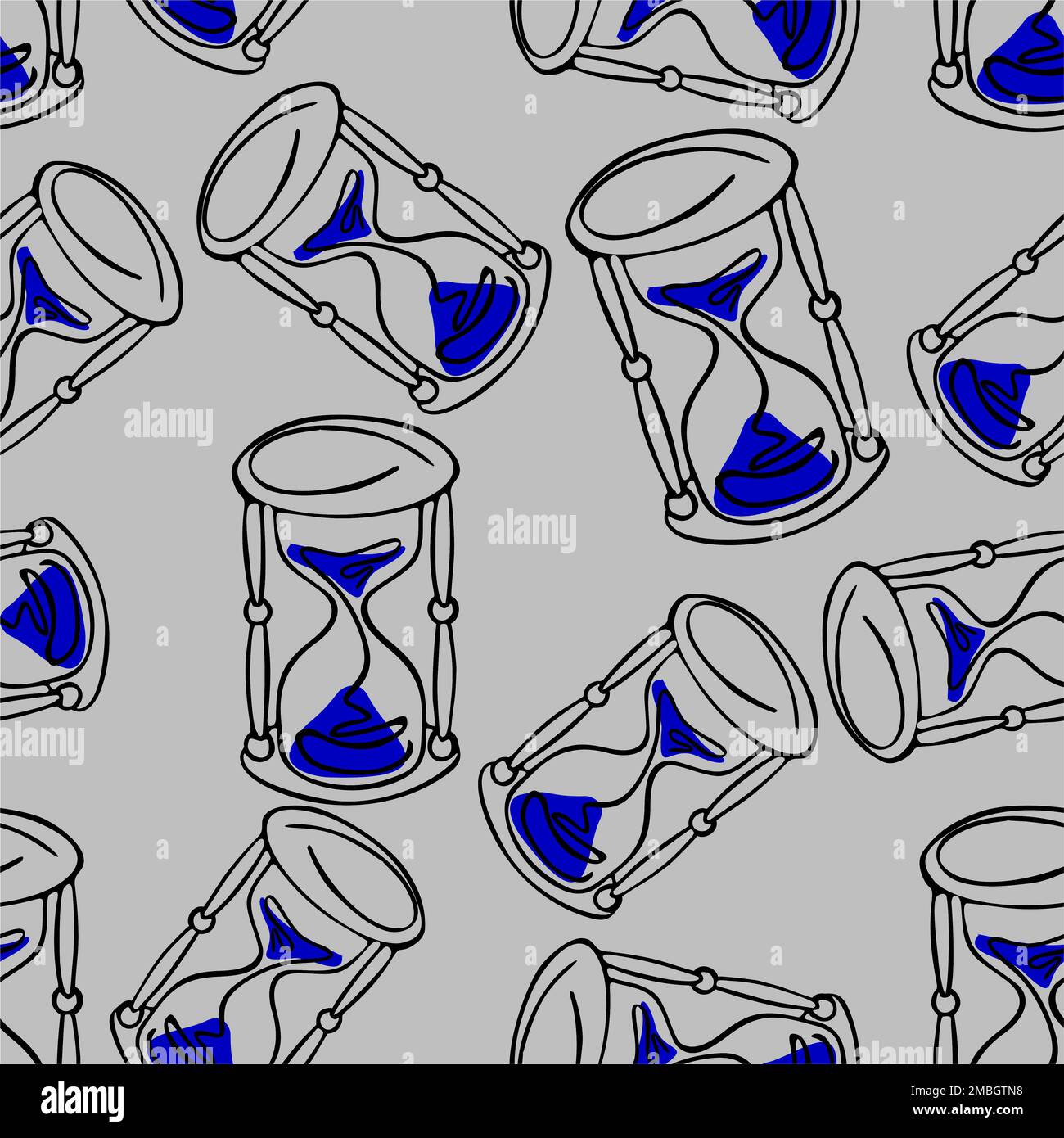 Hourglass seamless pattern hi-res stock photography and images - Alamy