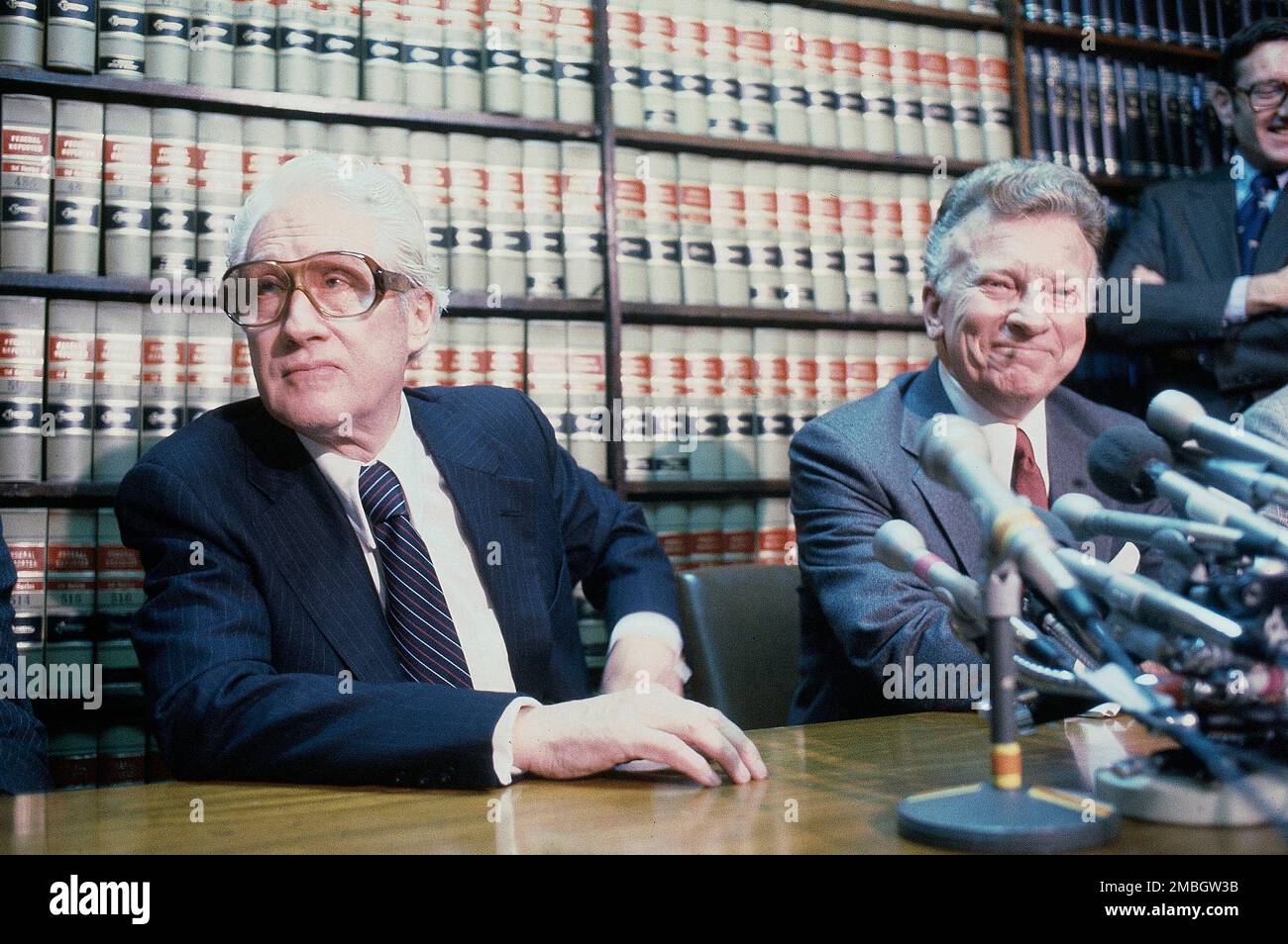 FILE - Former FBI officials, Mark Felt, left, and Edward S. Miller ...