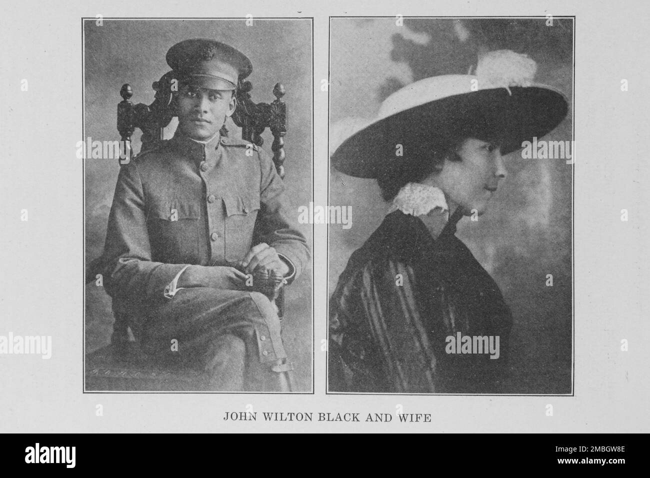 John Wilton Black and wife, 1917-1923 Stock Photo - Alamy