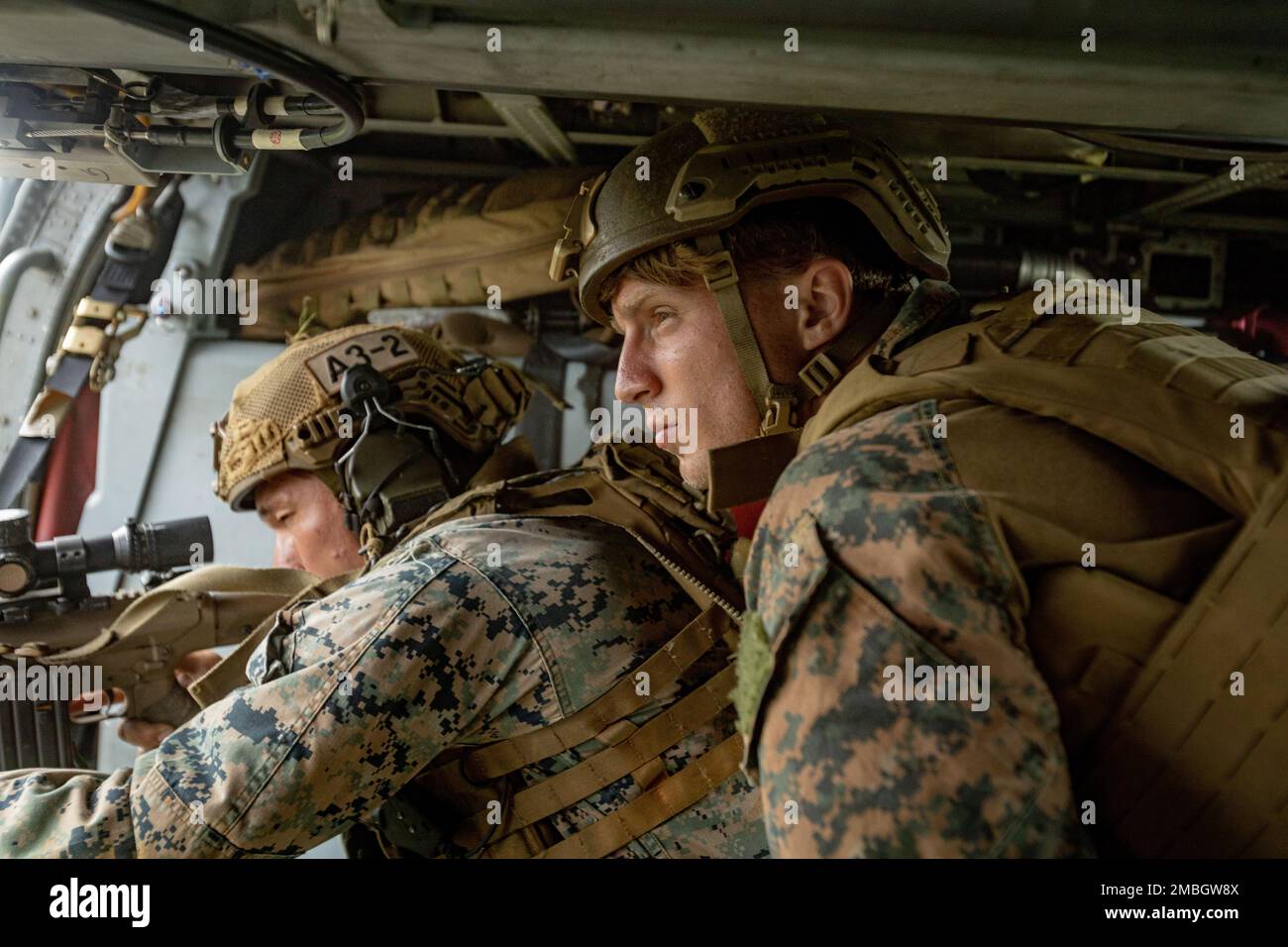 U.S. Marine Corps Sgt. Trevor Hancock, a rifleman with 3rd Battalion ...