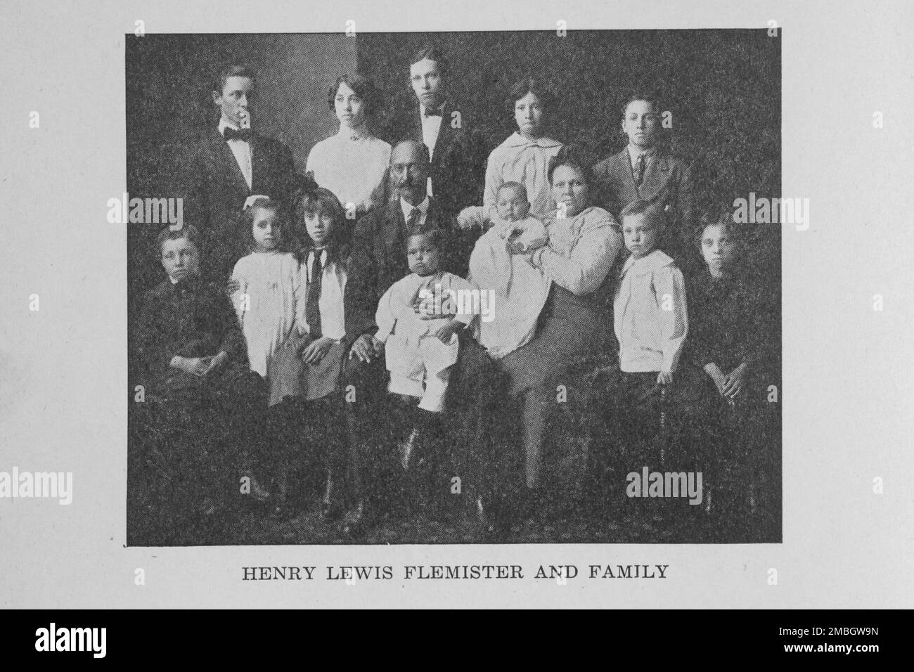 African american family father mother son Black and White Stock Photos ...