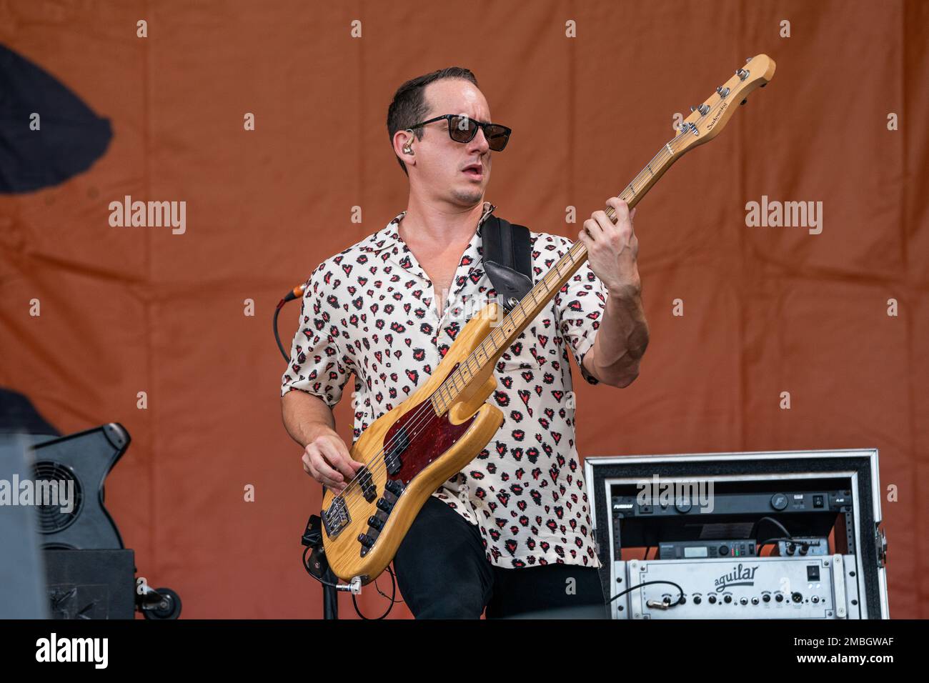 George Gekas of The Revivalists performs at the New Orleans Jazz and ...
