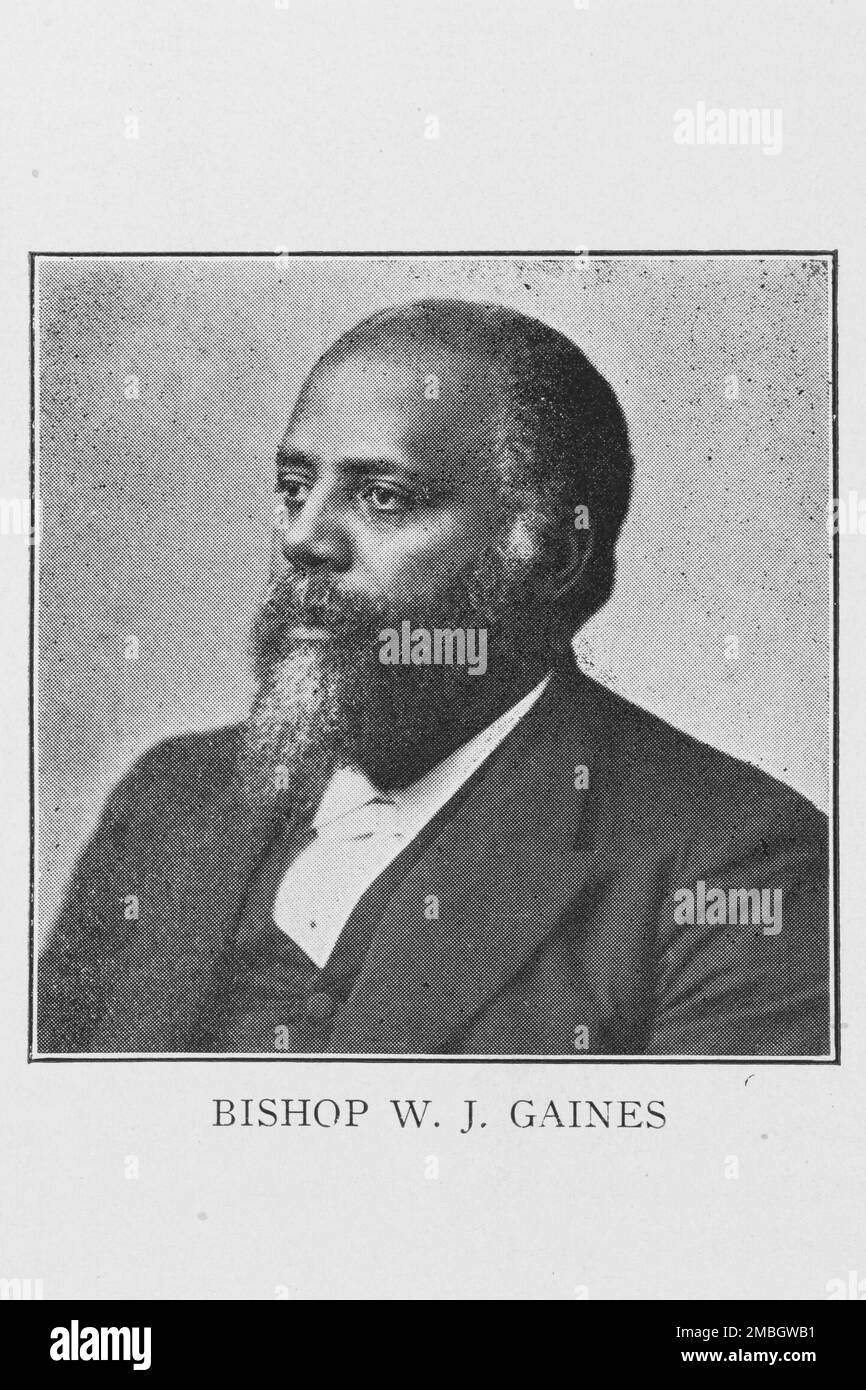 Bishop W. J. Gaines, (1921 Stock Photo - Alamy