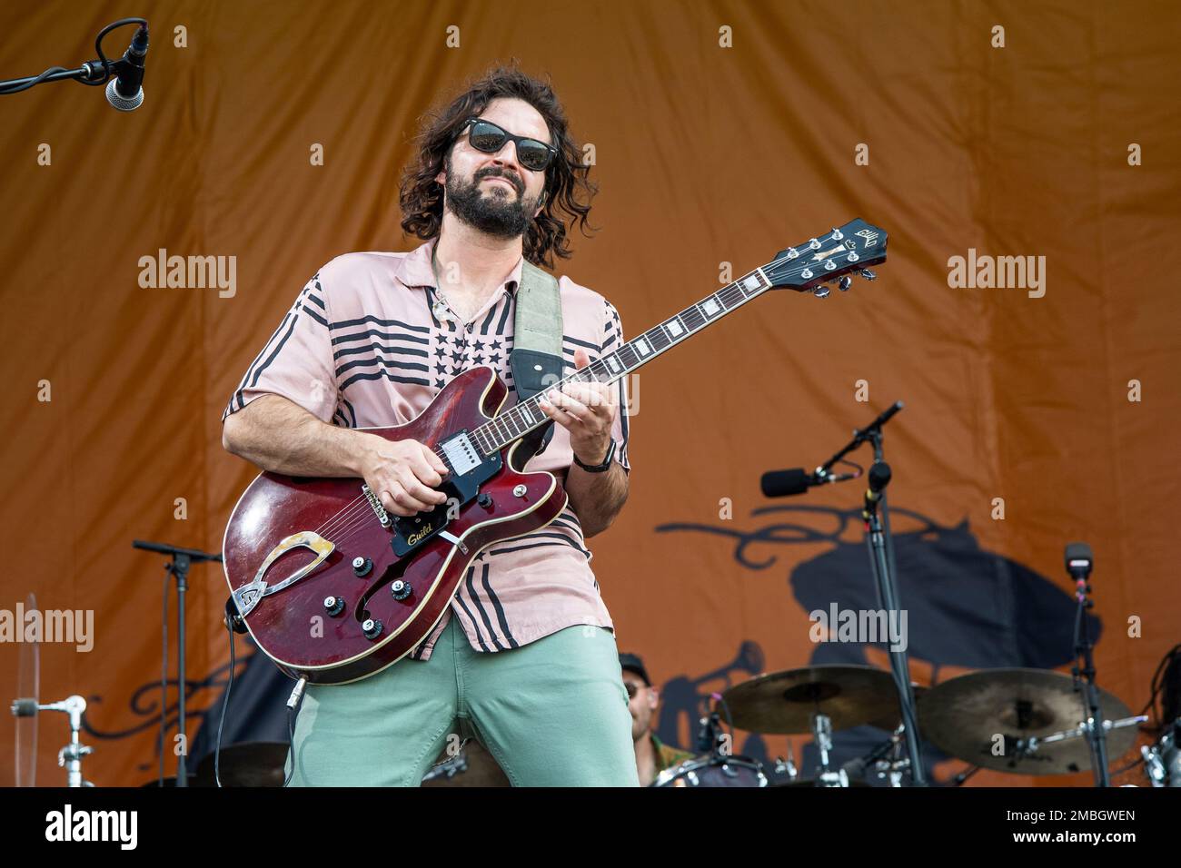 Zack Feinberg of The Revivalists performs at the New Orleans Jazz and ...