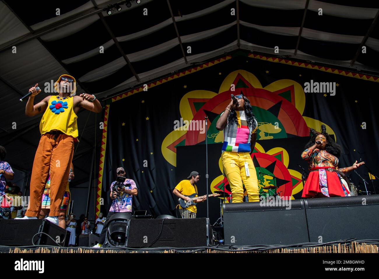 Pell, left, Big Freedia, and Tarriona Tank Ball perform at the New ...