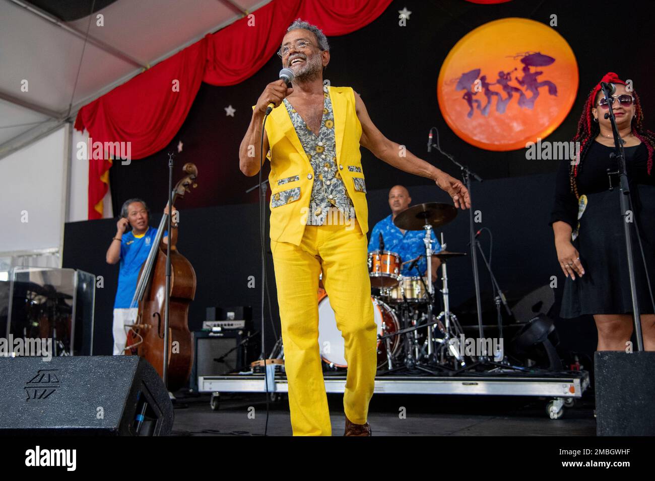 John Boutte performs at the New Orleans Jazz and Heritage Festival, on ...