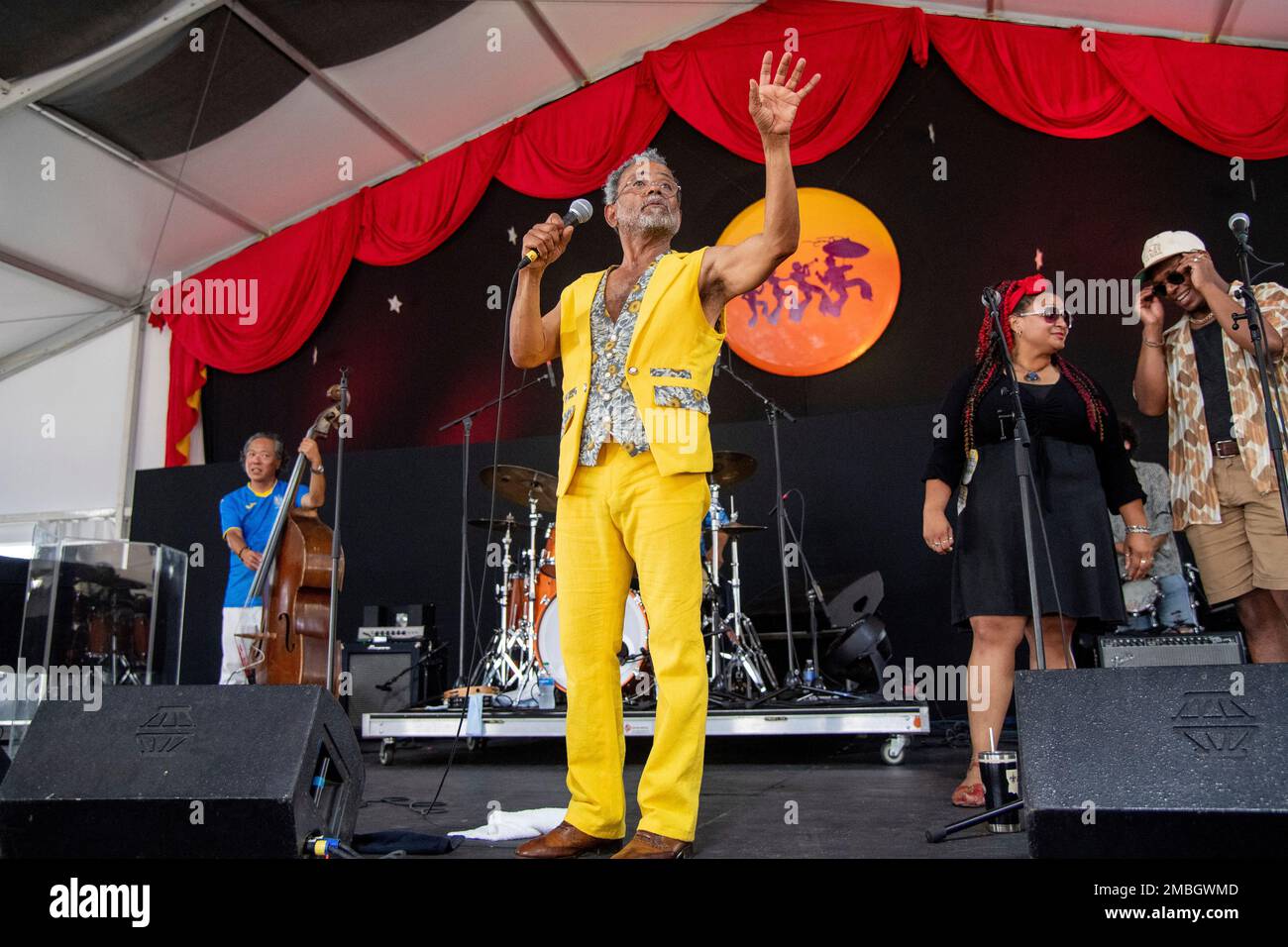 John Boutte performs at the New Orleans Jazz and Heritage Festival, on ...