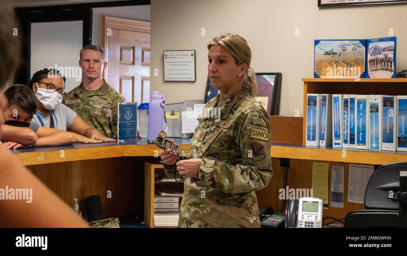 U.S. Air Force Master Sgt. Alison Long, 18th Combat Weather Squadron ...