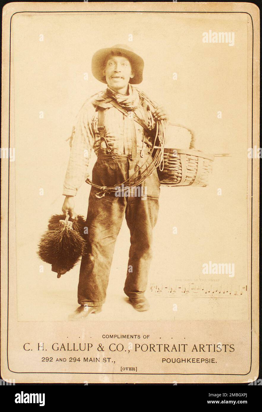 The Chimney sweep, 19th century. Additional title: John King, chimney ...
