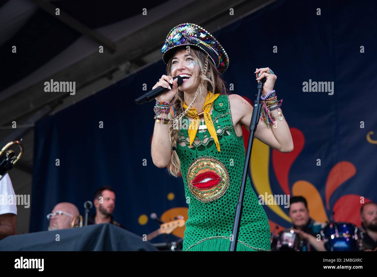 Lauren Daigle performs at the New Orleans Jazz and Heritage Festival ...